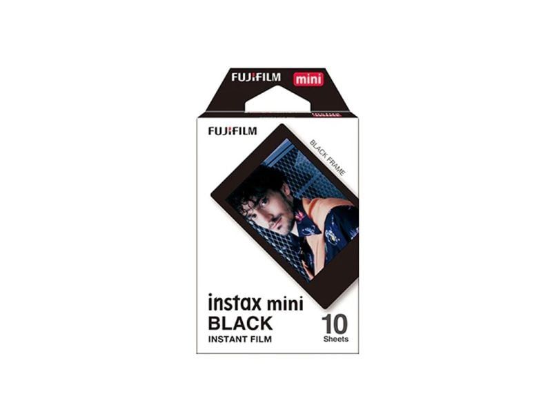 Fujifilm Instax Mini 10 Pack Designer Film Black Frame - Zigzag