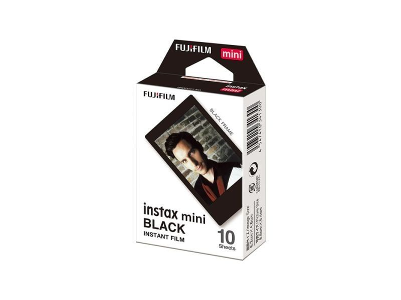 Fujifilm Instax Mini 10 Pack Designer Film Black Frame - Zigzag